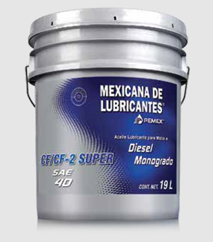 ACEITE P/MOTOR DIESEL, MEXLUB 15W-40 19LTS — IHNSA